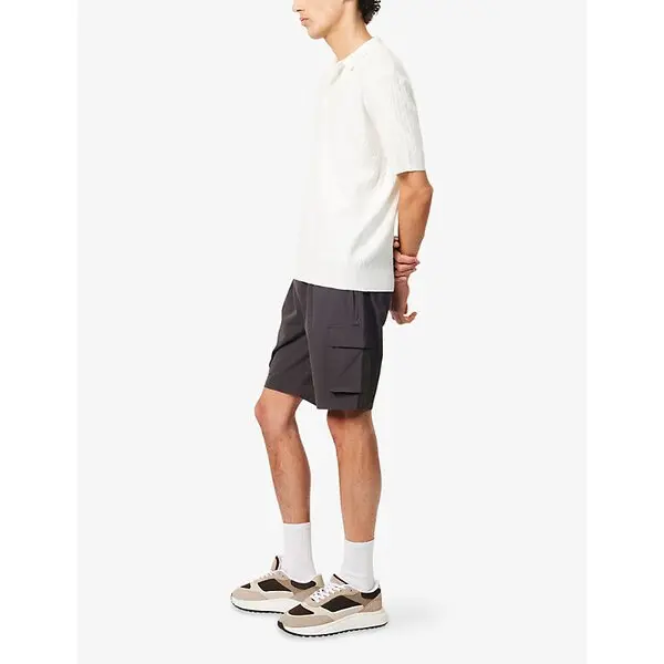 ARNE Utility Cargo Multi-pockets Stretch-woven Shorts - Grey