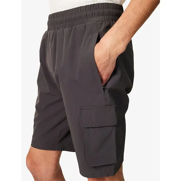 ARNE Utility Cargo Multi-pockets Stretch-woven Shorts - Grey