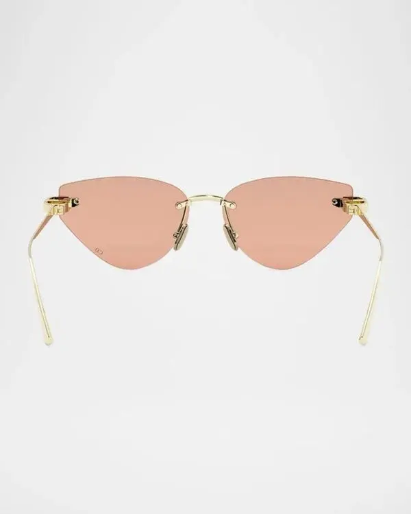 Dior Cdior B5u Cat-eye Sunglasses - Gold