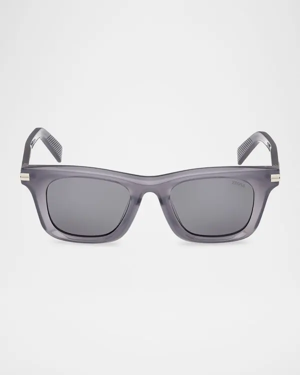 Zegna Rectangular Sunglasses