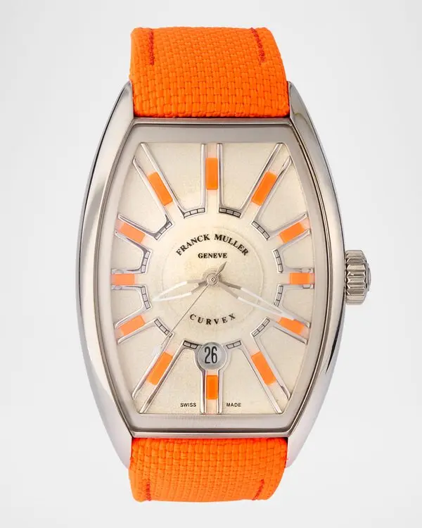Franck Muller Curvex Cx 36mm Watch - Orange