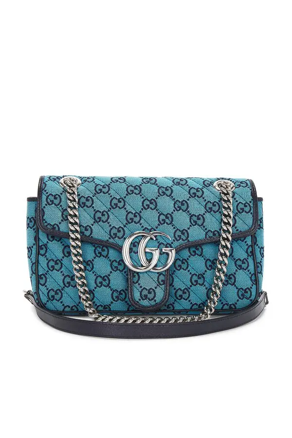 Gucci Gg Marmont Shoulder Bag - Blue