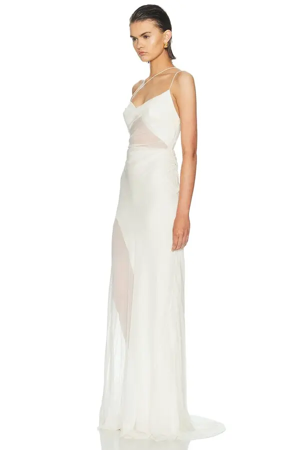 THE SEI Diaphanous Gown - Cream