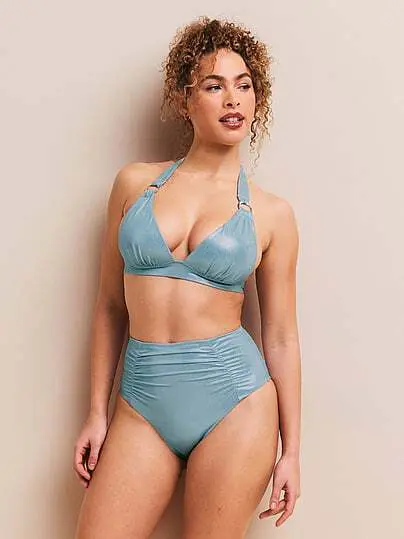 Victoria's Secret Adore Me Rina Triangle Swim Top - Blue