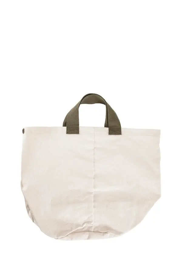 HUMAN MADE Large Canvas Tote - White