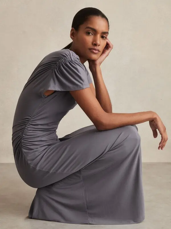 REISS Helia Modal-blend Jersey Dress
