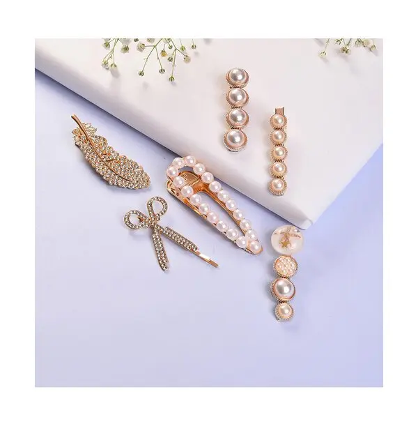 SOHI Embellished Hairpin Set