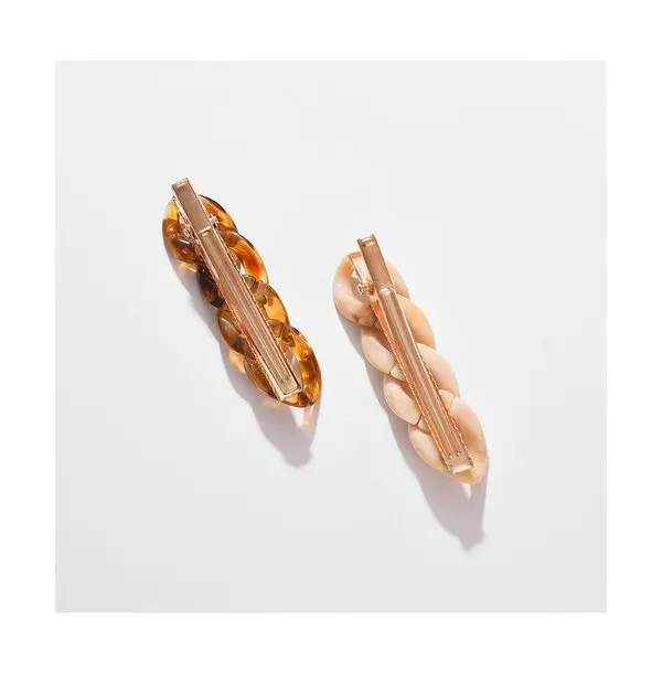 SOHI Chain Link Hair Clips Set