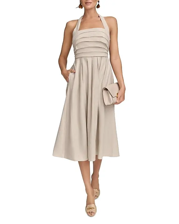 Donna Karan New York Halterneck Midi Dress