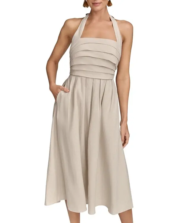 Donna Karan New York Halterneck Midi Dress