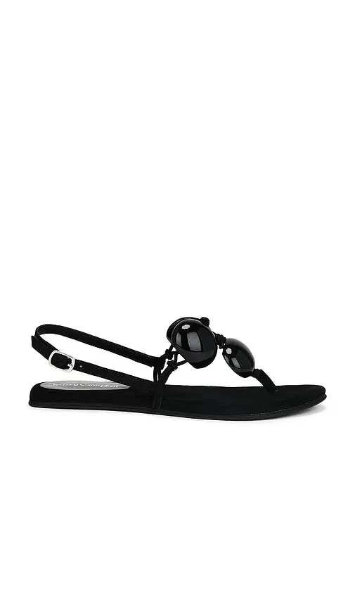 Jeffrey Campbell Afogatto Sandals - Black