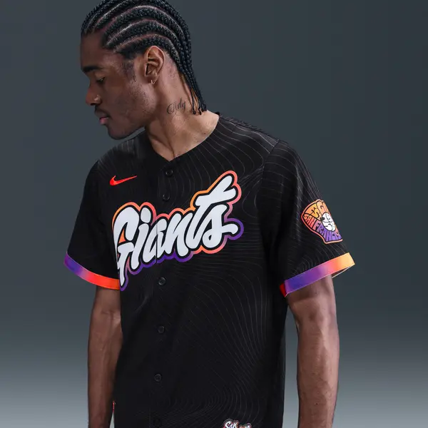 Nike San Francisco Giants City Connect Dri-fit Adv Mlb Limited Jersey - Grey