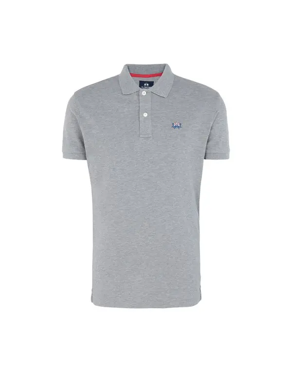 LA MARTINA Polo Shirt Size Cotton, Elastane