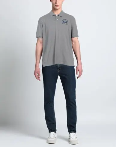 LA MARTINA Polo Shirt Size Cotton, Elastane