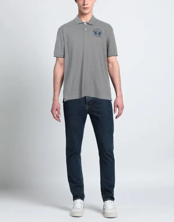LA MARTINA Polo Shirt Size Cotton, Elastane