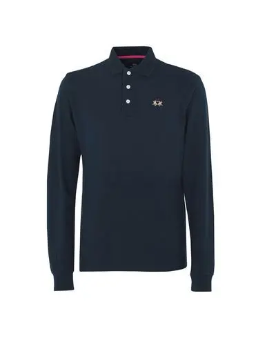 LA MARTINA Polo Shirt Size Cotton, Elastane