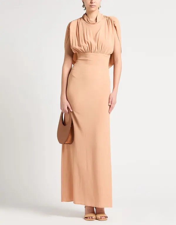 SEMICOUTURE Maxi Dress In Acetate And Silk