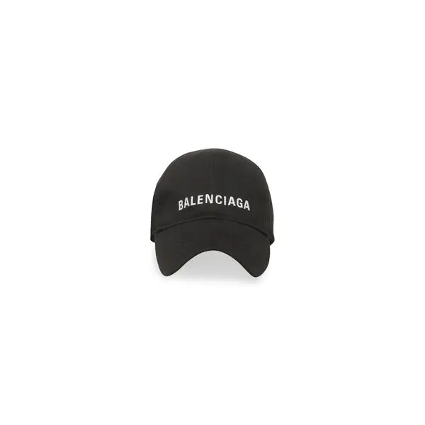 Balenciaga Baseball Cap - Black