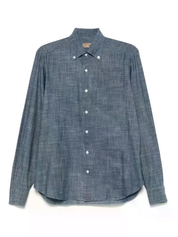 BARBA NAPOLI Oxford Shirt - Blue