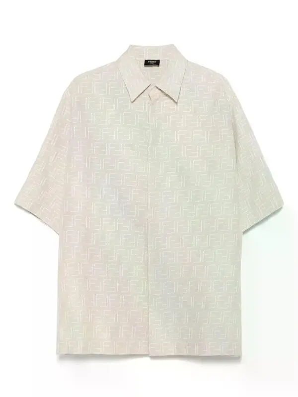 Fendi All-over Ff-jacquard Shirt