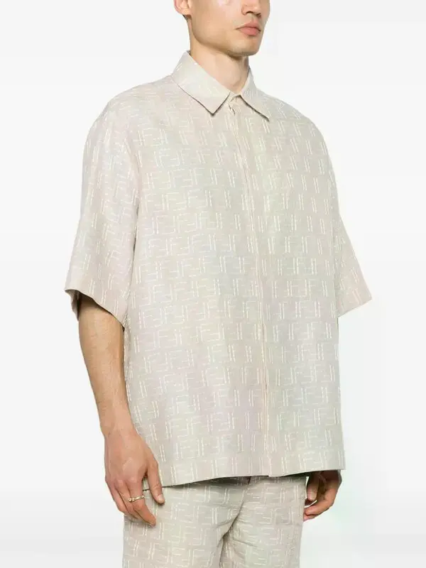 Fendi All-over Ff-jacquard Shirt