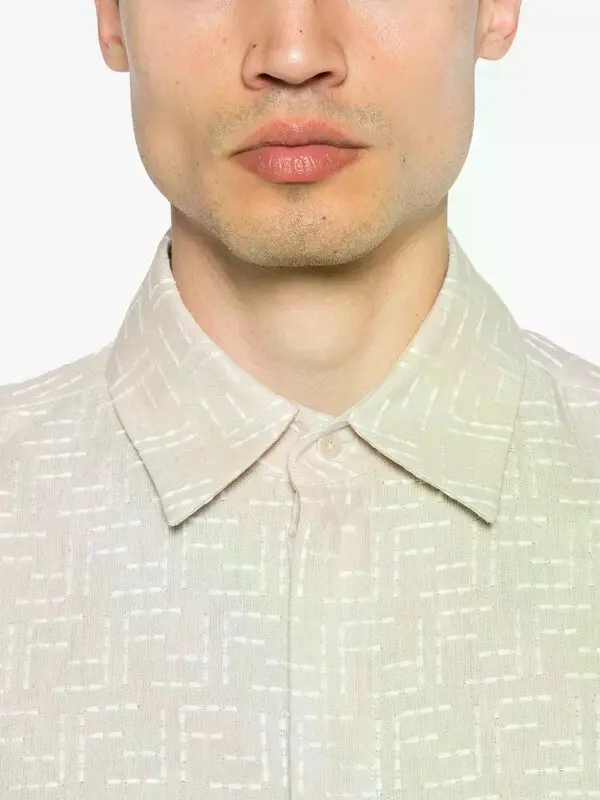 Fendi All-over Ff-jacquard Shirt