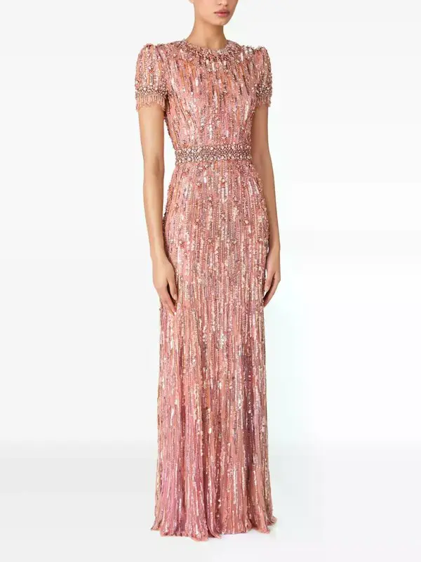 Jenny Packham Roxy Maxi Dress - Pink