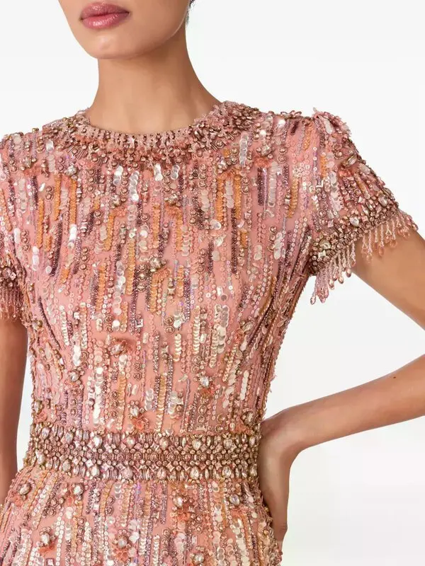 Jenny Packham Roxy Maxi Dress - Pink