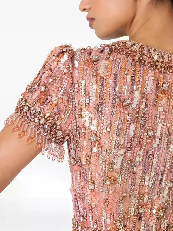 Jenny Packham Roxy Maxi Dress - Pink