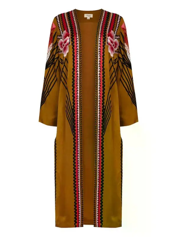 TEMPERLEY LONDON Romina Embroidered Long Coat