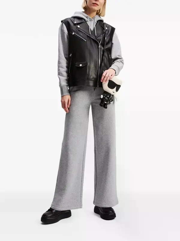 Karl Lagerfeld Ikon Wide-leg Track Pants
