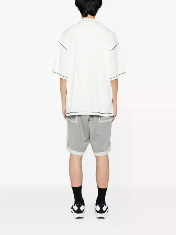 MASTERMIND WORLD Cross-stitch T-shirt - White