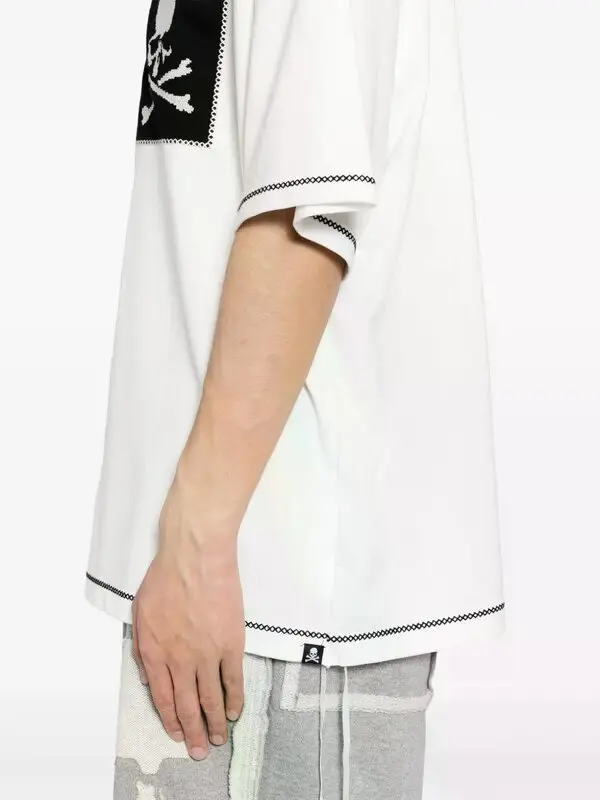 MASTERMIND WORLD Cross-stitch T-shirt - White