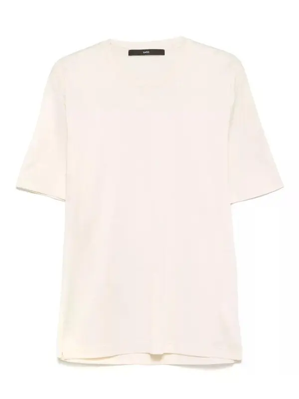 SAPIO Cotton T-shirt - Neutrals