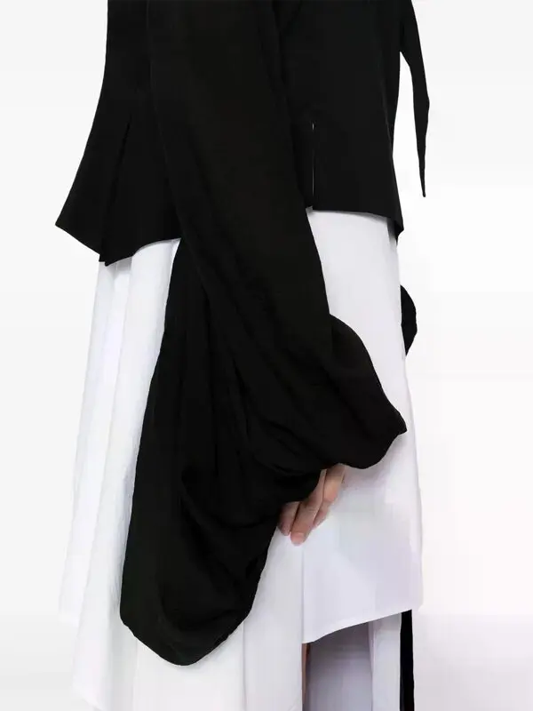 Yohji Yamamoto Balloon-sleeves Wrap Blazer