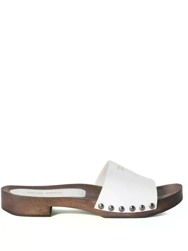 Miu Miu Patent-leather Clogs