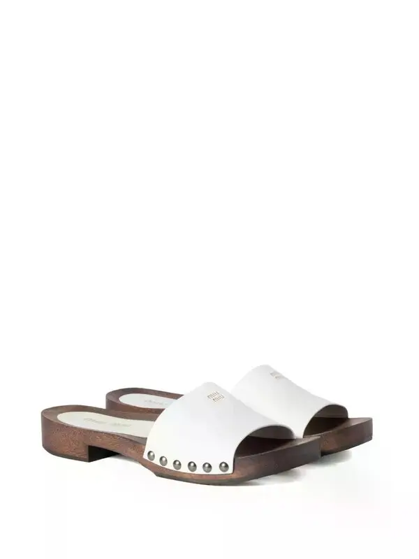 Miu Miu Patent-leather Clogs