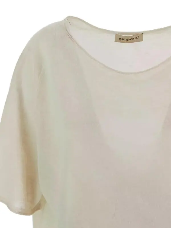 GENTRYPORTOFINO Fine-knit T-shirt