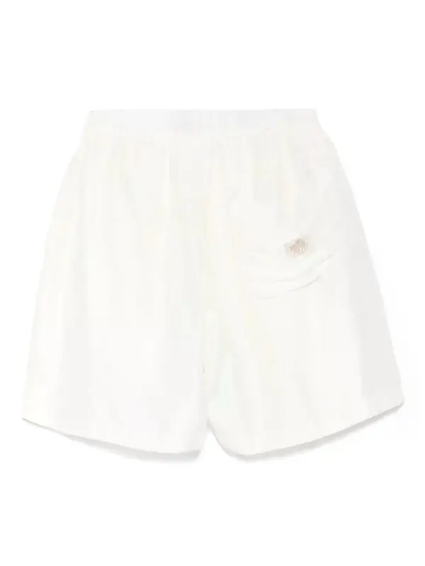 RANRA Patterned Jacquard Shorts - White