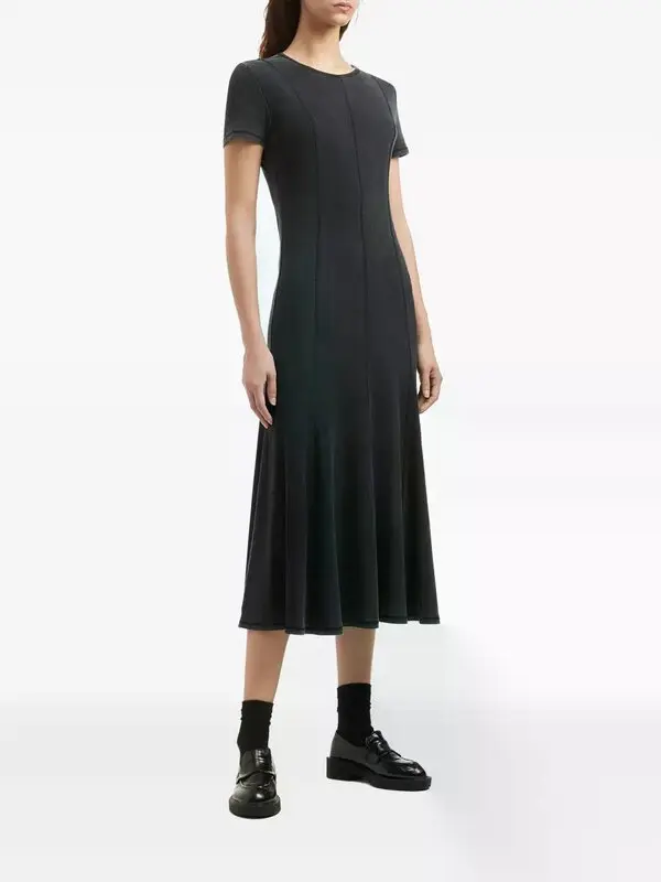 TOUT A COUP Fine-ribbed Midi Dress