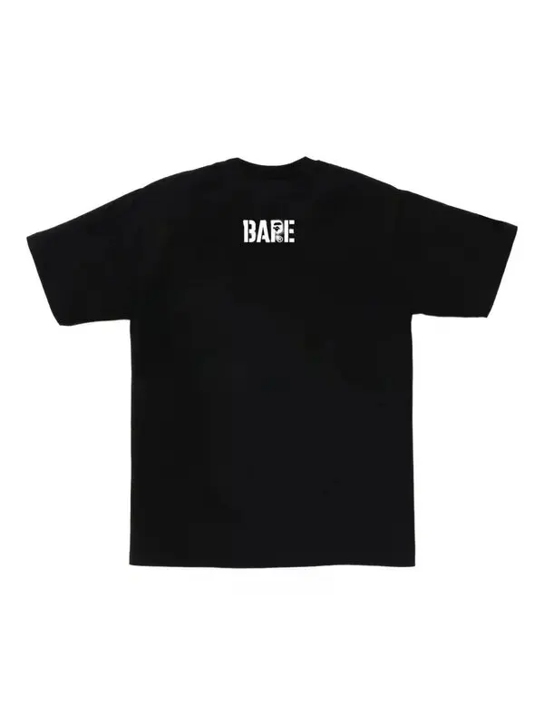 A BATHING APE Camouflage-graphic T-shirt - Black