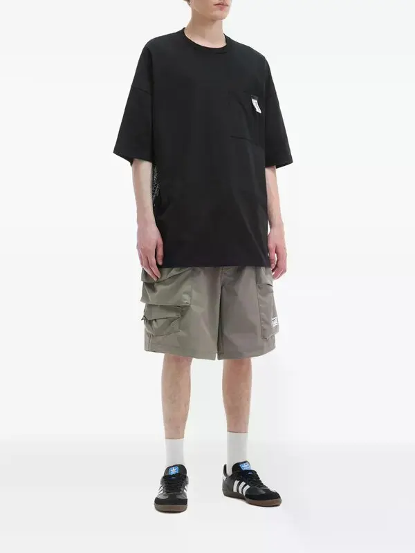 MUSIUM DIV. Logo-embroidered Bermuda Shorts - Neutrals