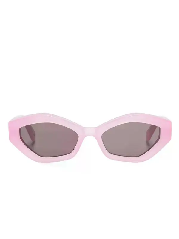 Off-White Geometric-frame Sunglasses - Pink