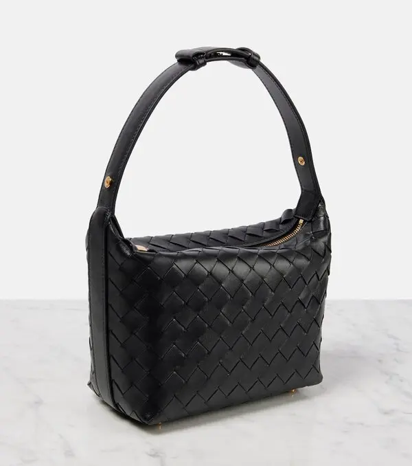 Bottega Veneta Wallace Mini Intrecciato Leather Shoulder Bag