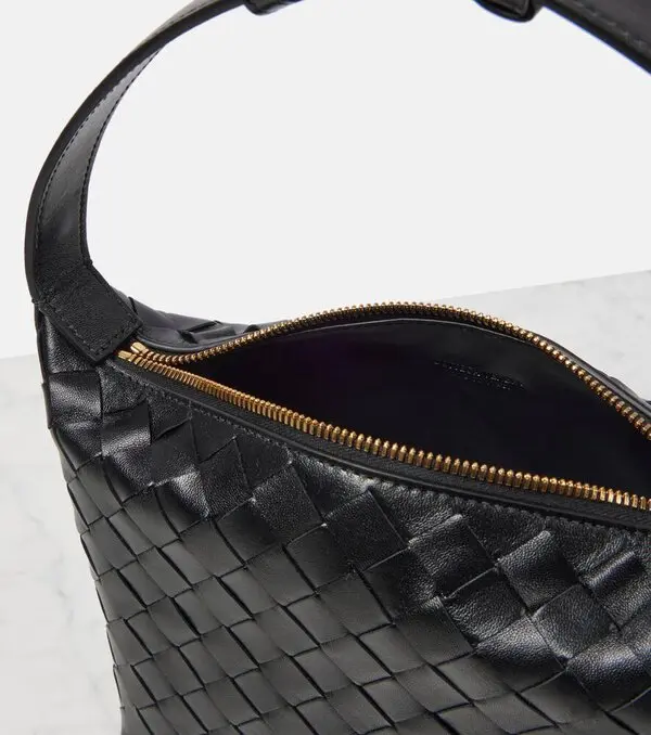 Bottega Veneta Wallace Mini Intrecciato Leather Shoulder Bag