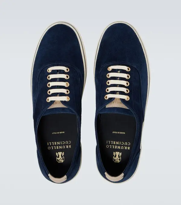 Brunello Cucinelli Suede Sneakers