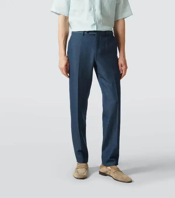 Zegna Wool And Linen Suit