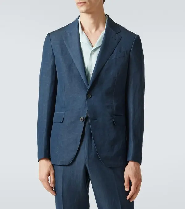 Zegna Wool And Linen Suit