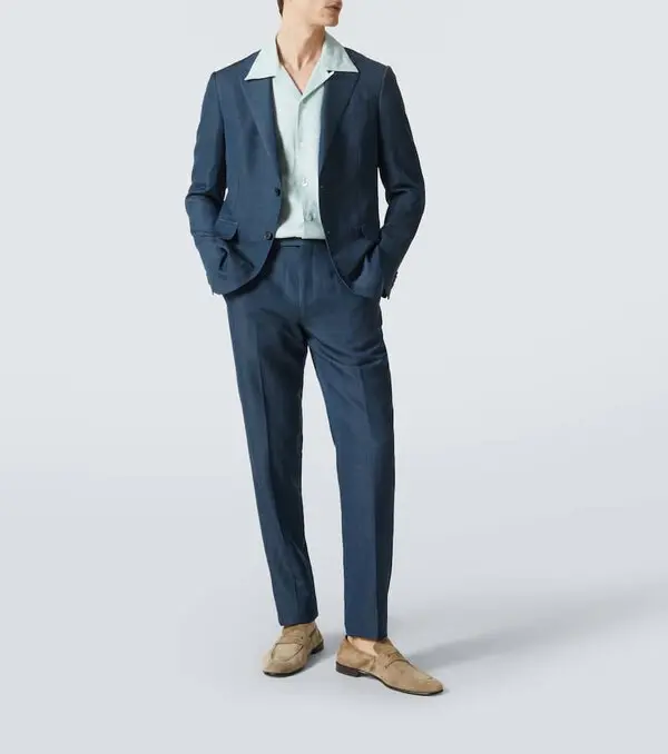 Zegna Wool And Linen Suit