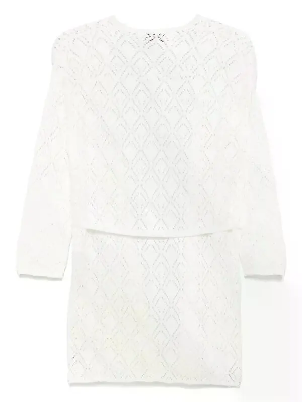 Bruno Manetti Pointelle Knit Cardigan